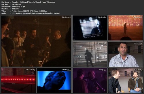 Coldplay - Making of 'Speed of Sound' Music Video [576i | 29.2Mb/s] - X ...