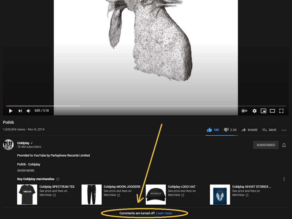 Coldplay’s “Politik” and YouTube - Past Releases - Coldplaying